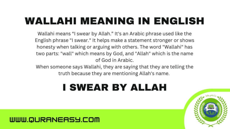 Wallahi Meaning: والله (I Swear To God)